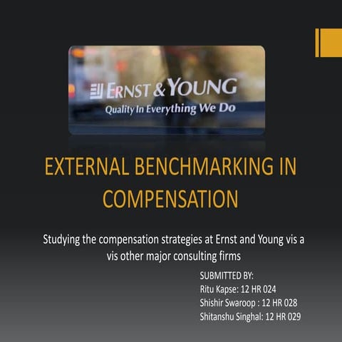 External benchmarking in compensation | PPTX
