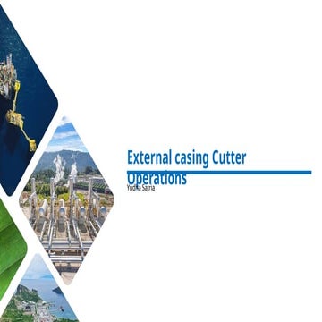 External Casing Cutter Operations activity | PPTX