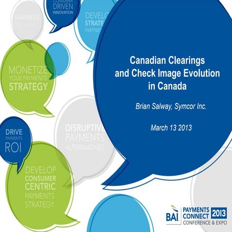 Canadian Clearings and Check Image Evolution in Canada | PDF