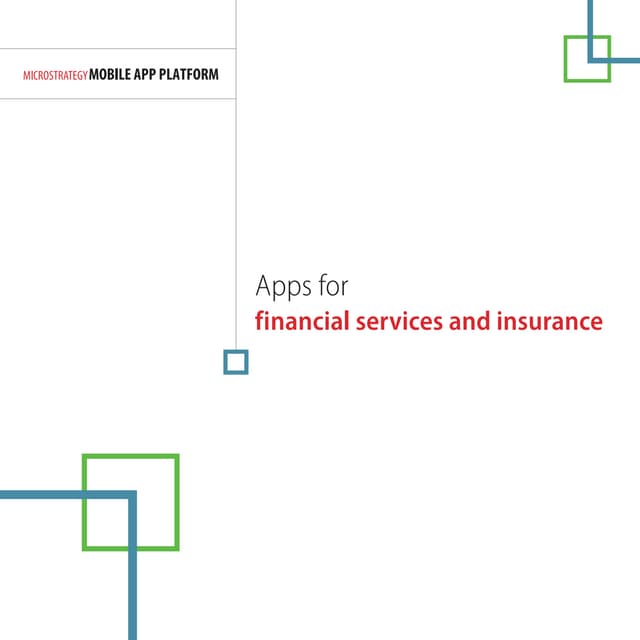 MicroStrategy App for the Financial Services Industry | PDF | Computer ...