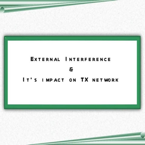 External interference share | PPT