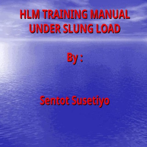 EXTERNAL LOAD OPERATION Load Master hlm.ppt