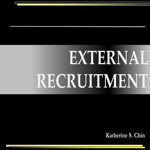 External Recruitment | PPTX