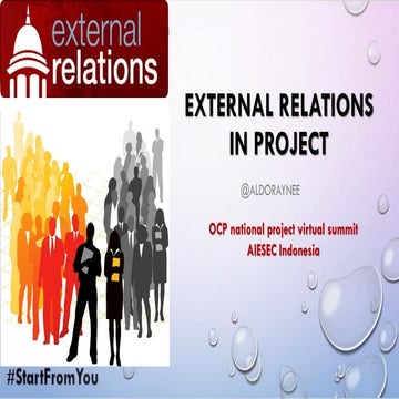 External relation in project | PDF | Sales | Business
