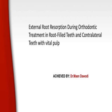 External Root Resorption During Orthodontic.pptx
