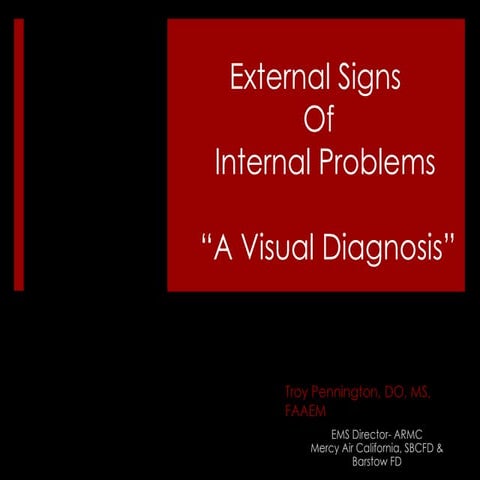 External signs of internal injuries tfinal | PPT