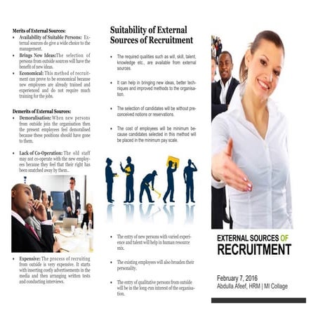 External sources of recruitment p1 | PPT