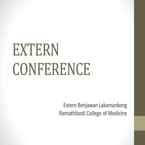 Extern conference | PPT