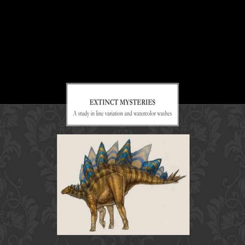 Extinct animal line variety | PPTX | Painting | Arts and Crafts