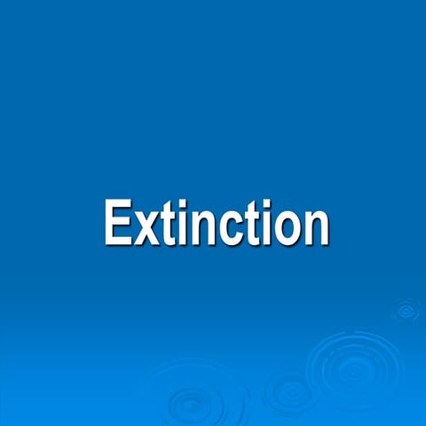 Extinction.ppt