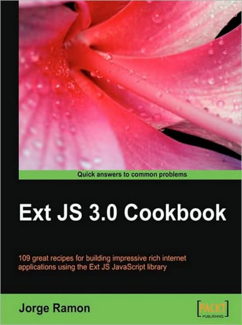 Extjs Cookbook | PDF Extjs Cookbook | PDF