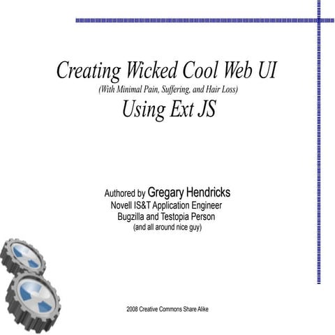 Extjs Howto Ppt