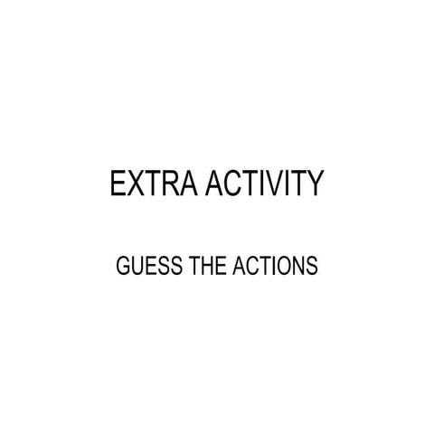 Extra Activity Sounds | PPT
