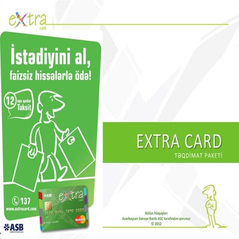 ASB BANK Extra card presentation | PDF