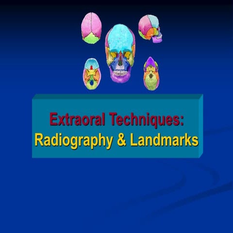 Extra oral Radiography | PPSX