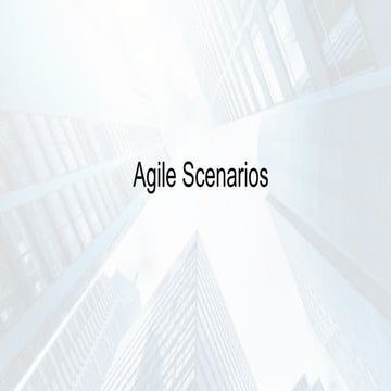 Agile Scenarios - Core Practices | PPTX