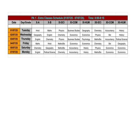 Extra Classes allotment. - Google Sheets.pdf
