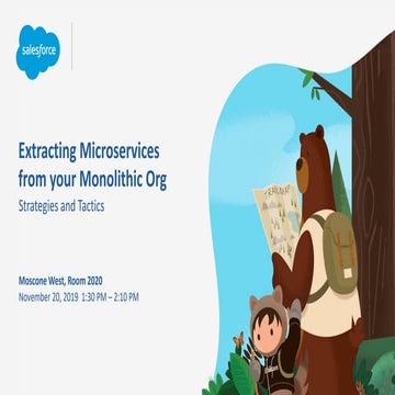Extracting Microservices from your Monolithic org - Strategies and ...