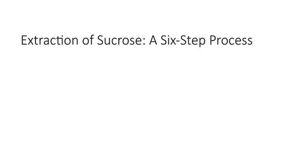 Process of sugar production from sugarcane - sugar factory | PDF ...