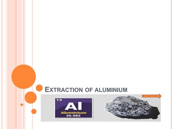 aluminium production process | PPTX | Chemistry | Science