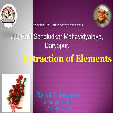 Extraction of Elements.pptx