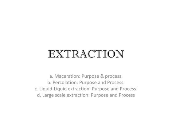 Extractable and leachables | PDF