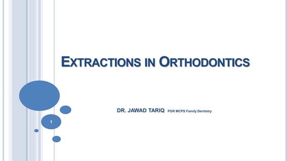 Expansion or Extraction, a dilemma in orthodontics.pptx
