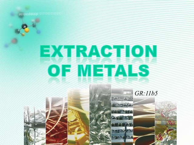 Extraction of Aluminium | PPTX