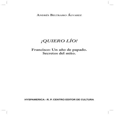 Extracto quiero lío | PDF