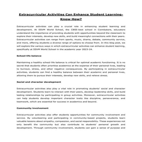 Extracurricular Activities Can Enhance Student Learning - Know How.pdf