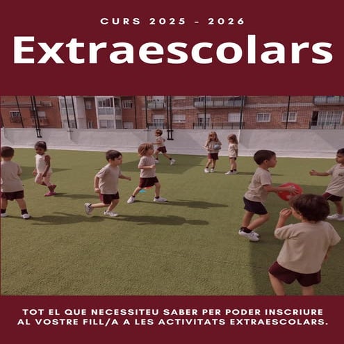 Revista d'activitats extraescolars del curs 2025 - 2026 | Col·legi Singuerlín | PDF