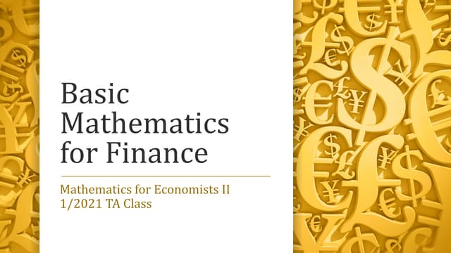 Compound Interest - More Than Once, Quarterly, Semi-Annually, Daily | PPTX