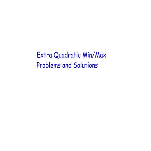 Feb 23 Extra Min Max Problems | PDF