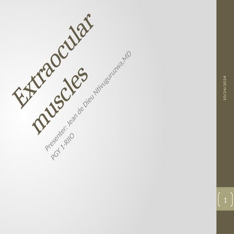 Extraocular muscles.pptx, they are seven muscles | PPT