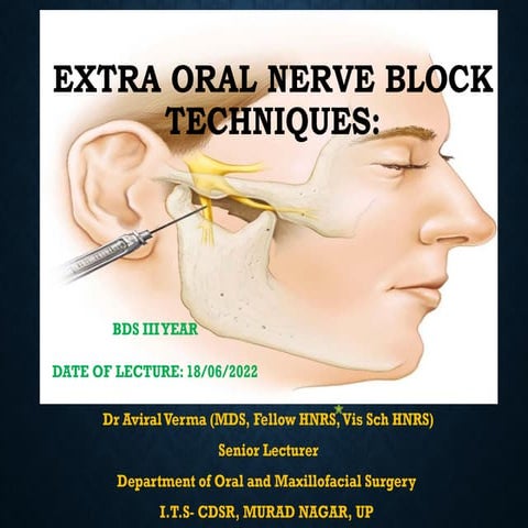 NERVE BLOCKS AND ITS COMPLICATIONS | PPT