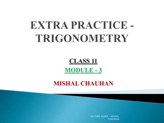 Extra practice problems P&C - class xi - module 1 | PPT