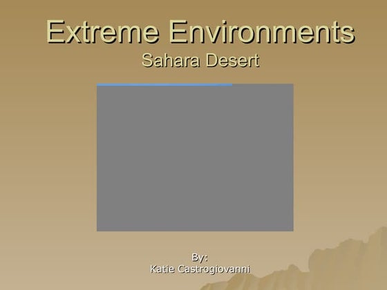 Desert Power Point | PPT