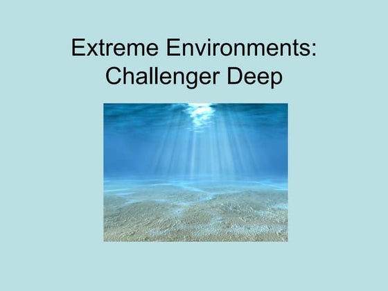 Deep Oceans | PPT