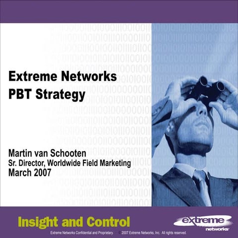 Extreme networks-pbt2034 | PPT