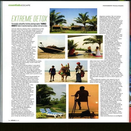 Get pampered retreat in goa - ajit patel sanda wellbeing group | PDF