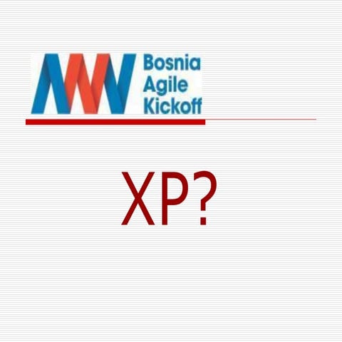 XP (Extreme programming) SE1