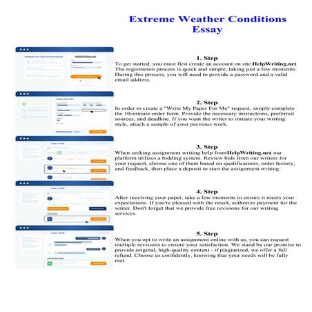 Extreme Weather Conditions Essay | PDF
