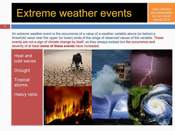 Lesson 4 extreme weather event (cl) | PPT