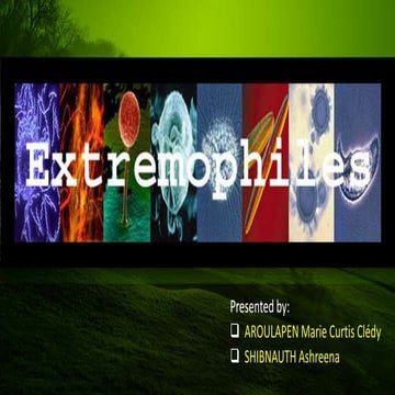Extremophile | PPTX