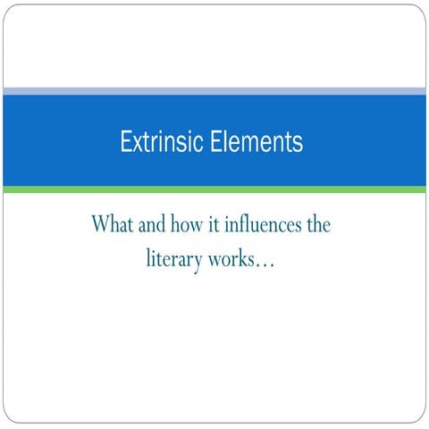 extrinsic-elements and intrinsic you can | PPT