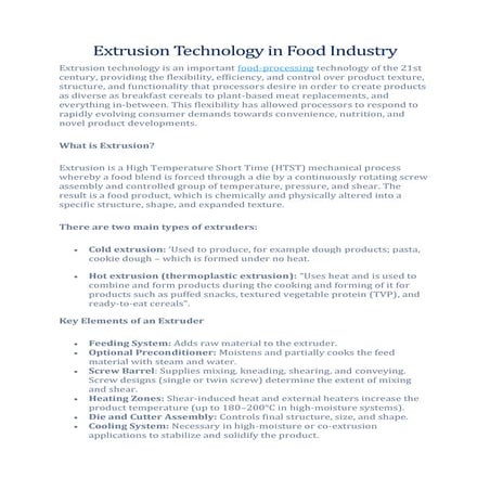 Extrusion Technology in Foods Industry.pdf