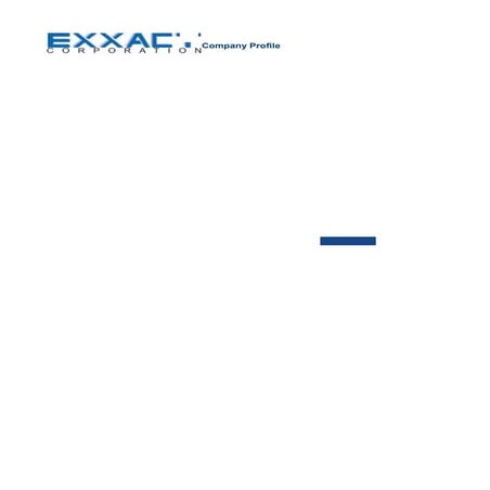 Exxact company profile | DOC