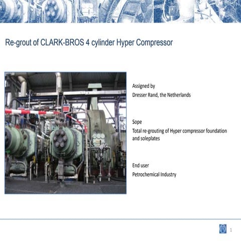 Re-grout clark bros 4 cyl hyper compressor | PPTX