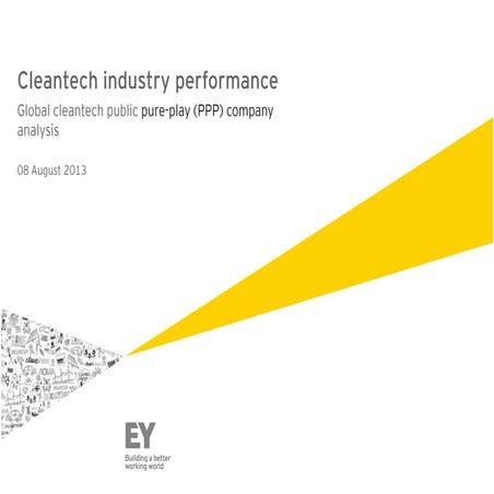 EY Cleantech Industry Performance | PDF