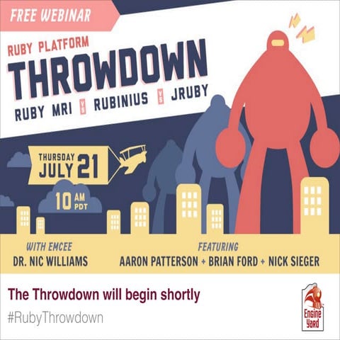 Ruby Throwdown Hosted by Engine Yard | PPT
